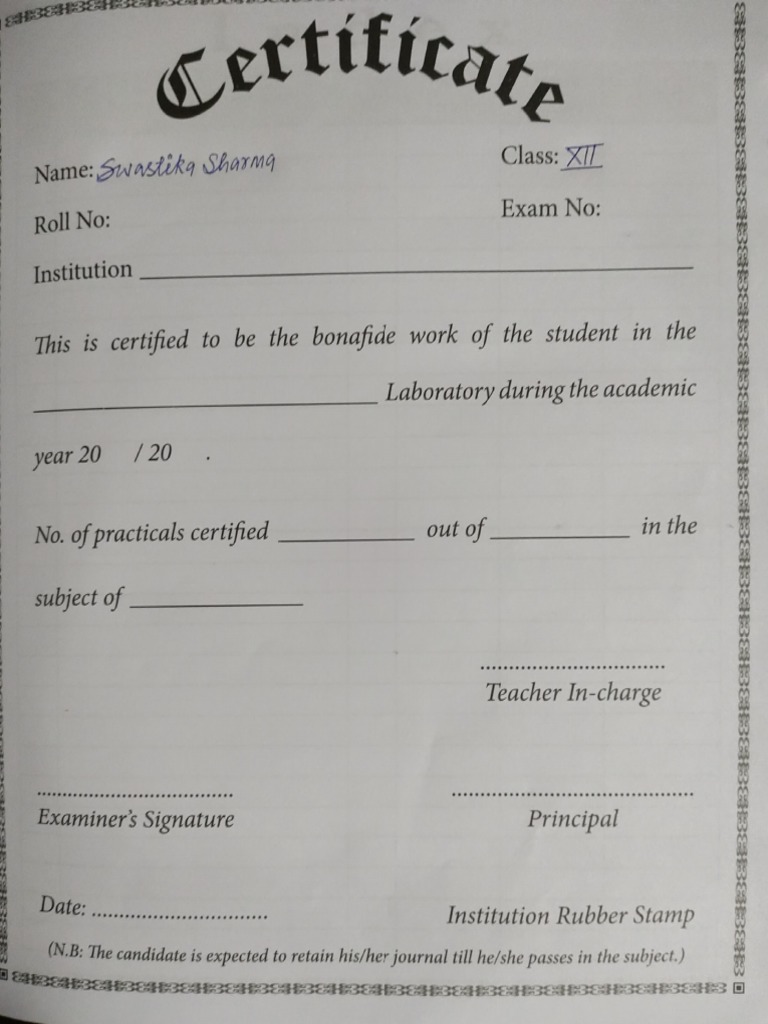 Phe Term1 Practical File | PDF