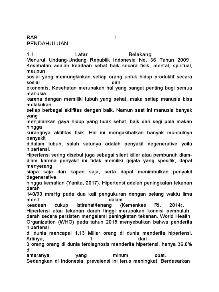 KTI Hipertensi 2019 | PDF