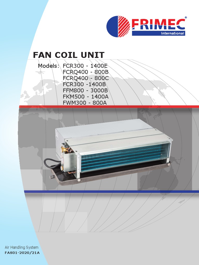 Technical Manual For Fan Coil Unit FCU - (FAS01-2020,21A) | PDF | Pipe ...
