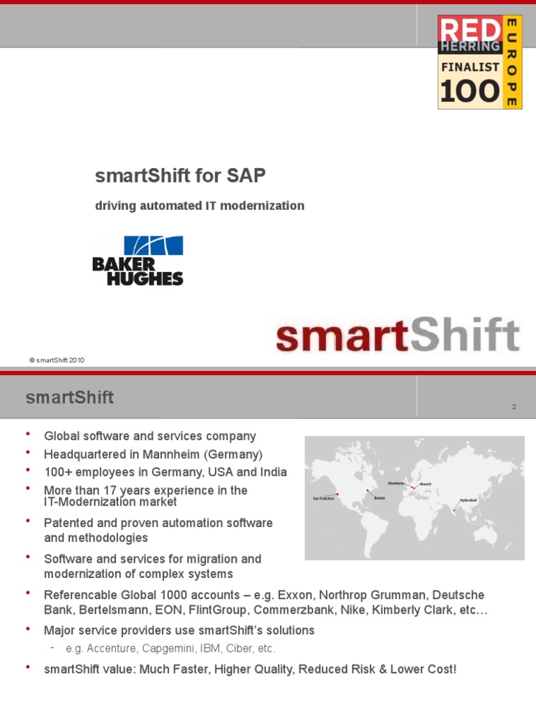 Introduction Smart Shift For SAP Baker Hughes | PDF | Information ...
