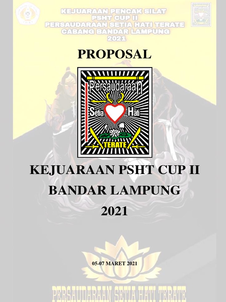 Proposal Kejuaaraan PSHT 2021-Converted-1 | PDF