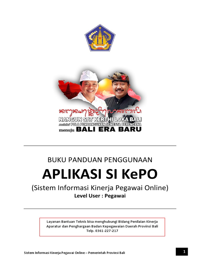 Panduan SI KePO Pegawai Bali | PDF | Pengelolaan Keuangan & Uang