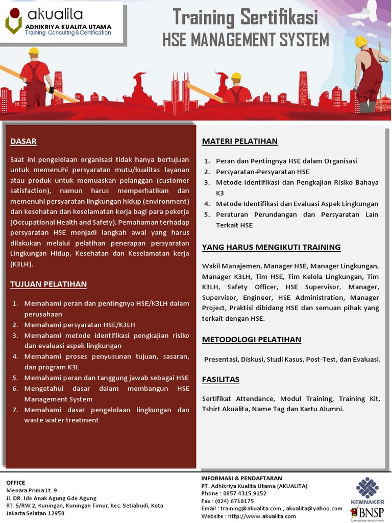 Silabus HSE Management System 1 | PDF