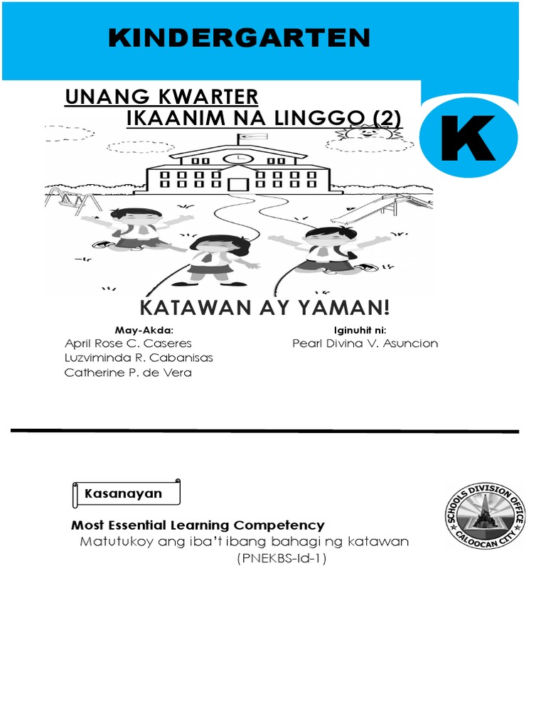 Kinder Week 6.2 | PDF