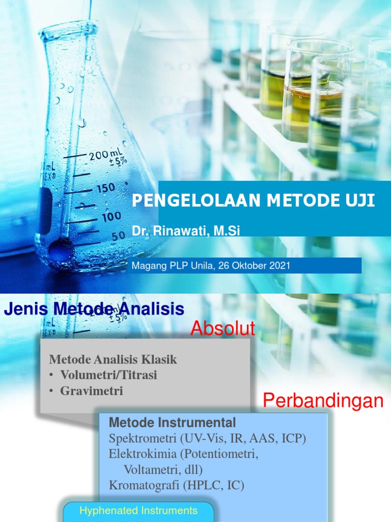 Pengelolaan Metode Uji Laboratorium | PDF | Teknologi & Rekayasa