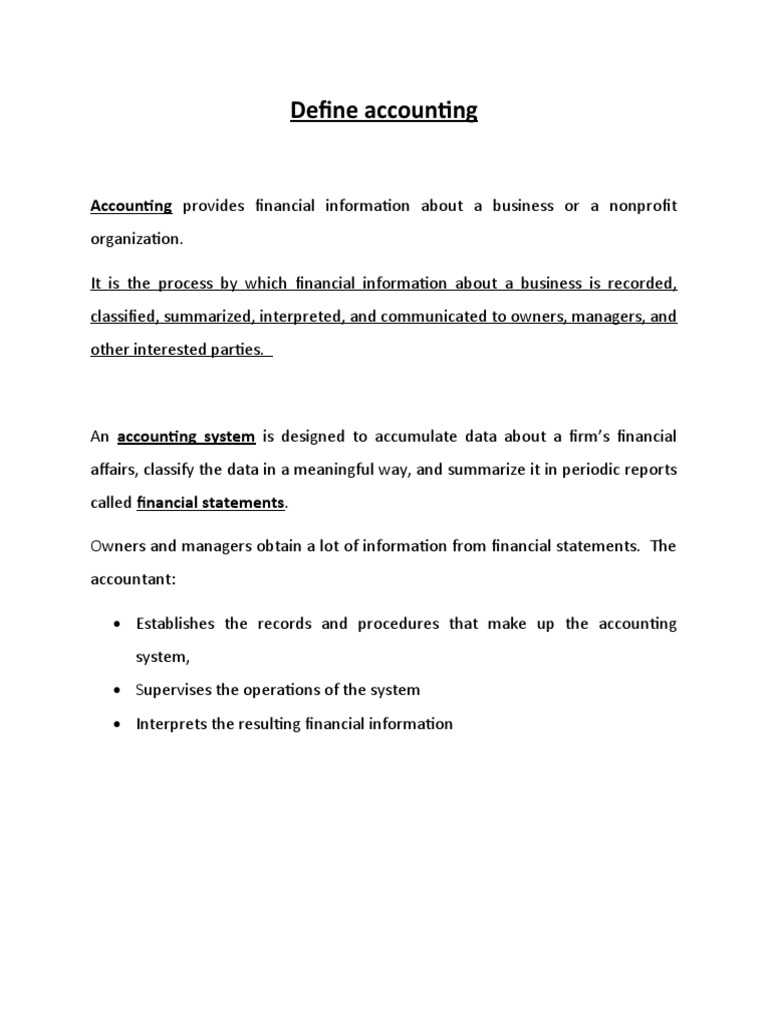 Accounting Notes | PDF | Accounting | Certified Public Accountant