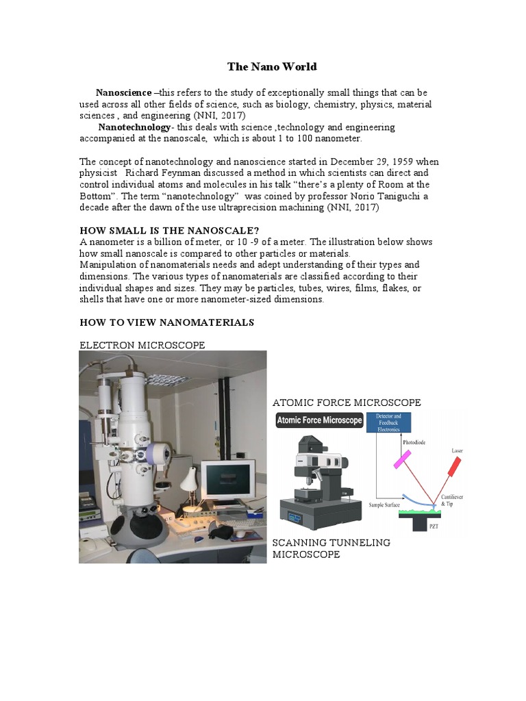The Nano World 2 | PDF | Nanotechnology | Building Engineering