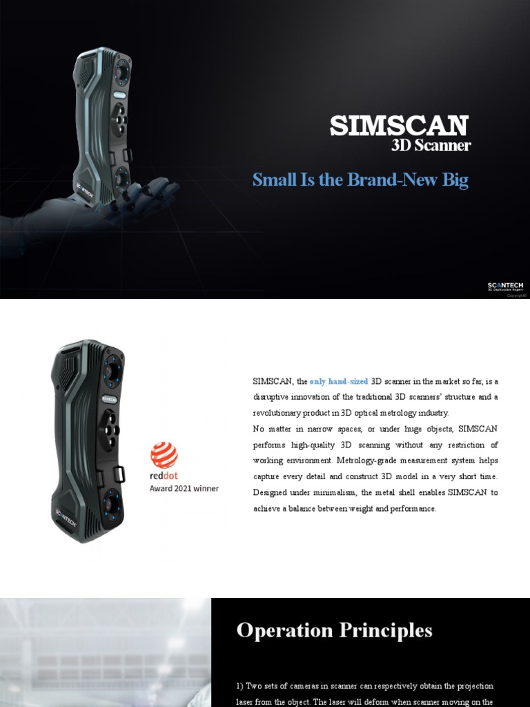 SIMSCAN Introduction | PDF | Image Scanner | Imaging