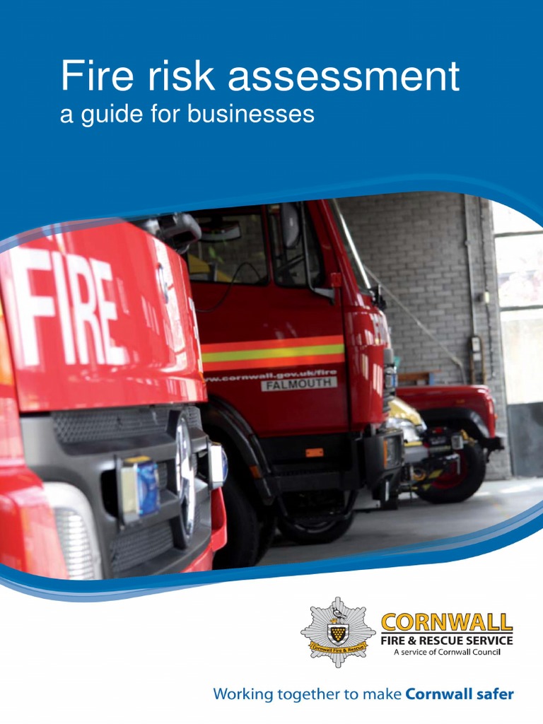 Fire Risk Assessment: A Guide For Businesses | PDF | Occupational ...