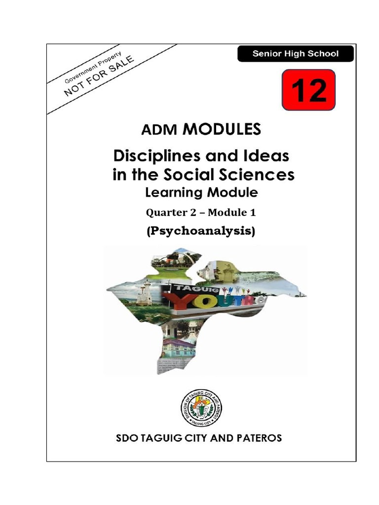 (Psychoanalysis) : Quarter 2 - Module 1 | PDF | Id | Psychoanalysis