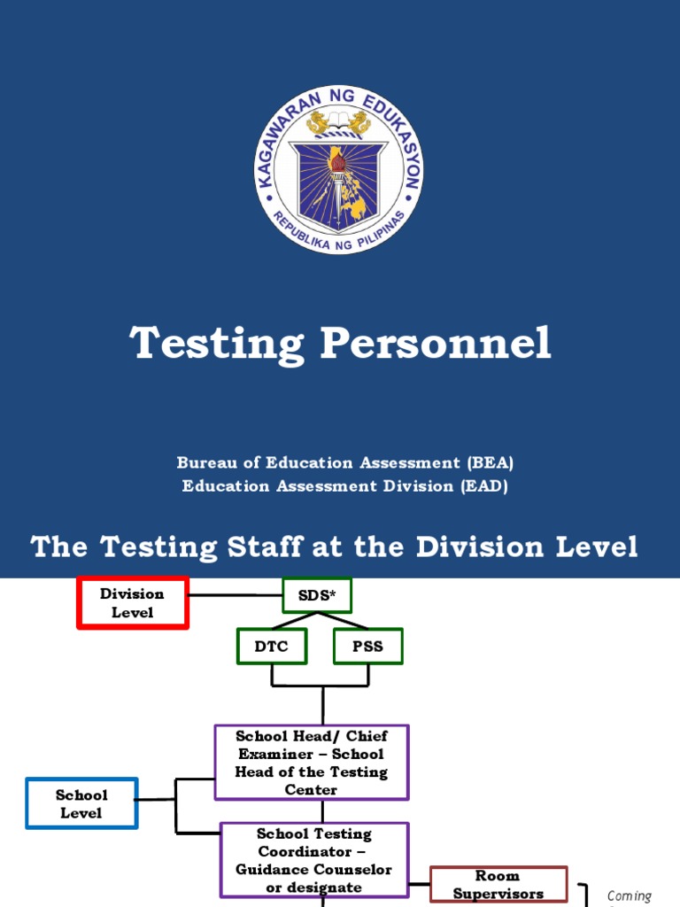 3 BEEA Testing Personnel | PDF