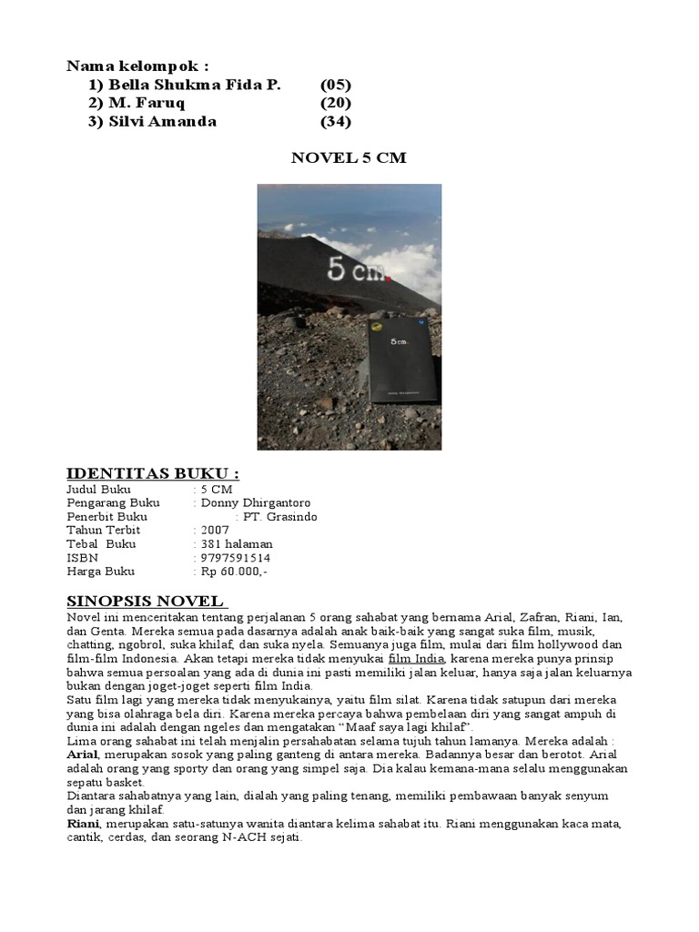 Resensi Novel 5 CM | PDF