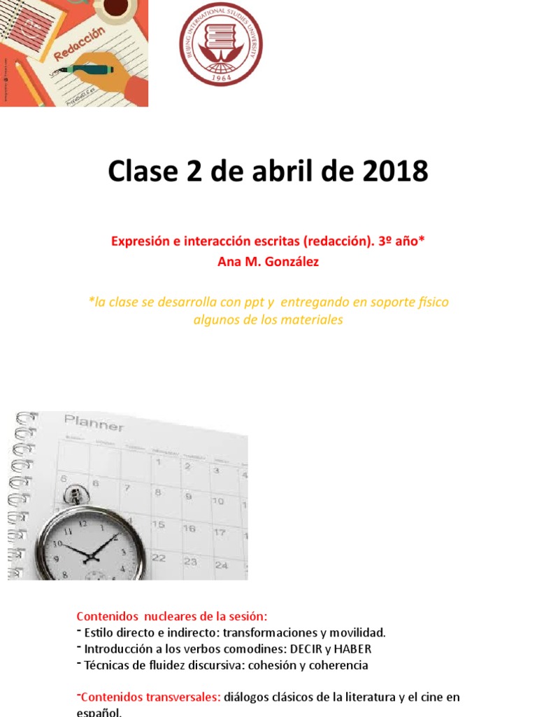 Clase6 en 2 de Abril de 2018 | PDF