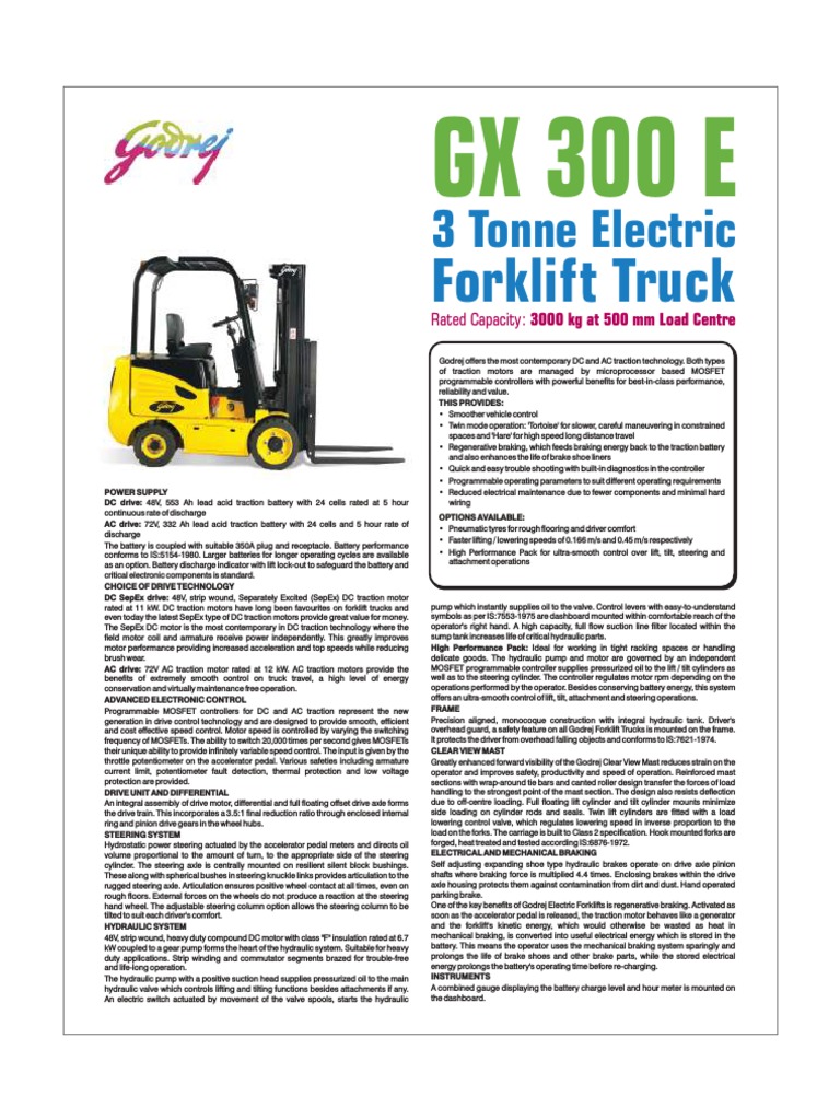 GX 300 E Ilovepdf Compressed | PDF | Electric Motor | Elevator