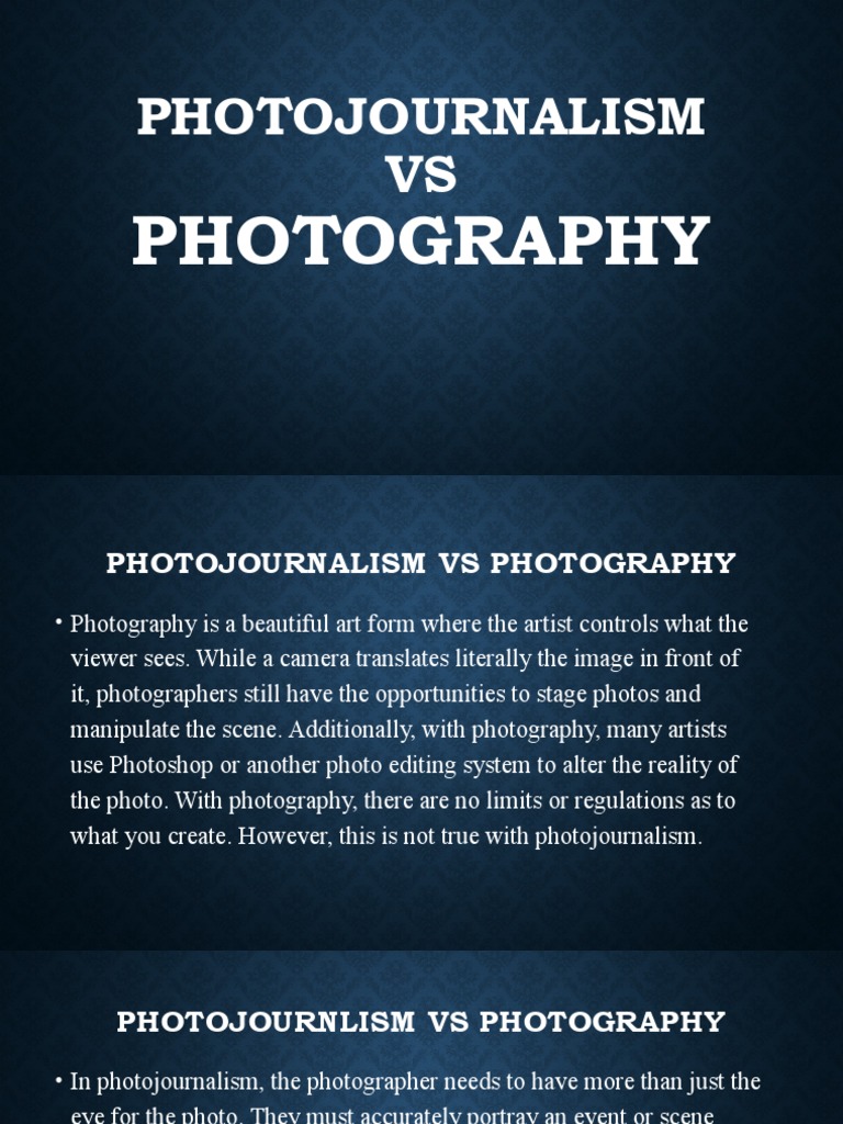 Photojournalism VS: Photography | PDF | Composition (Visual Arts) | Atomic