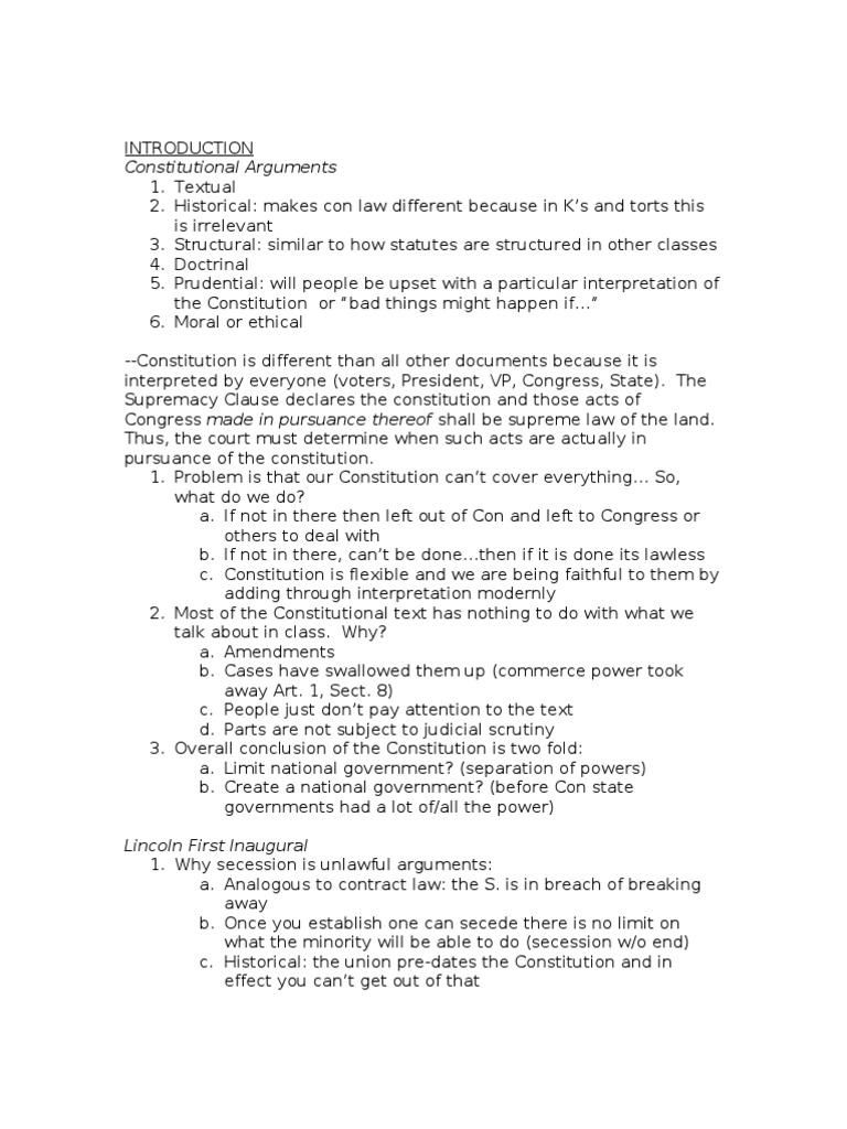 Constitutional Law | PDF | Commerce Clause | United States Constitution