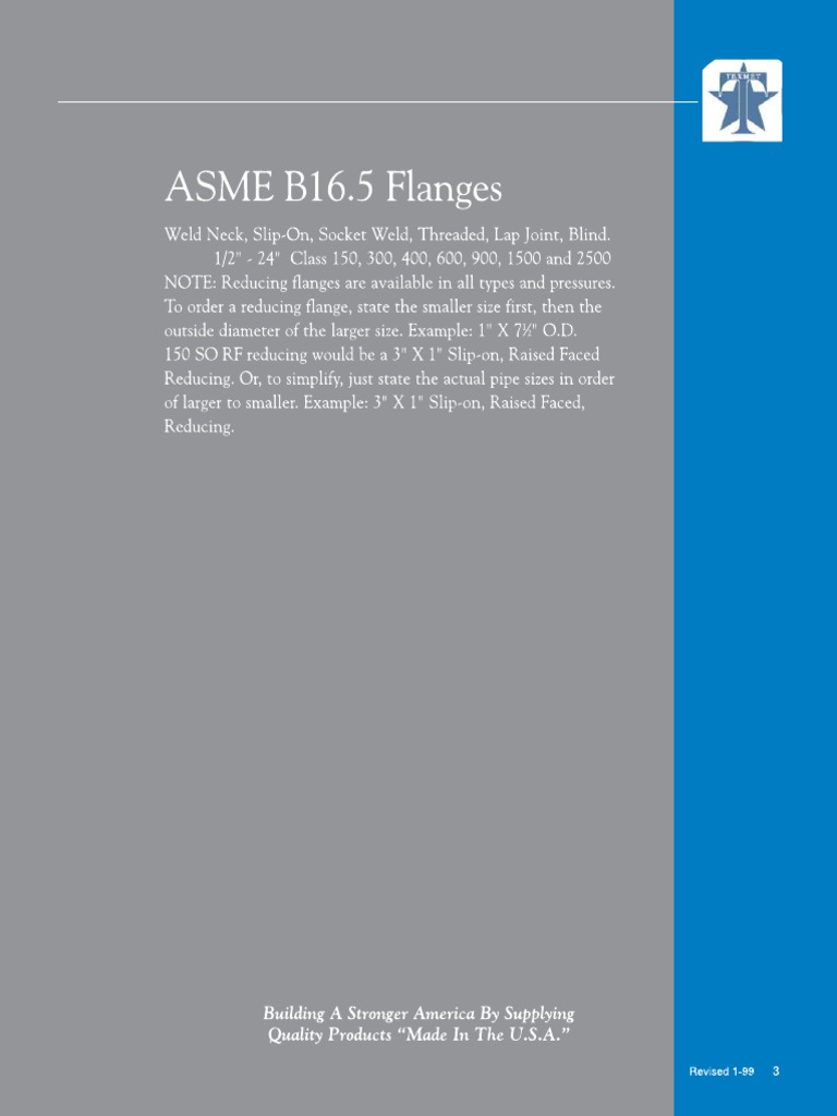 Ansi B16.5 | PDF