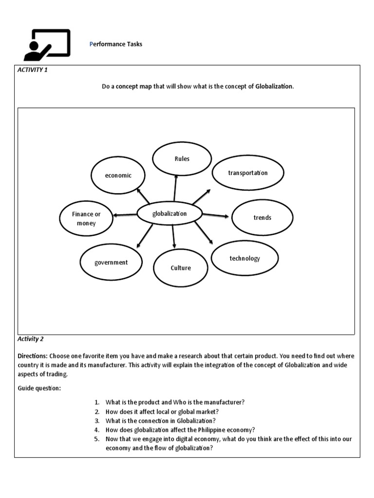 Activity 1: Erformance Tasks | PDF