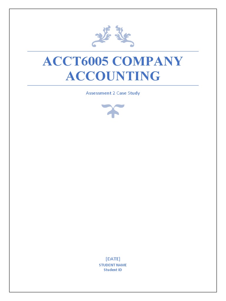 Accounting Case Study Analysis | PDF | Debits And Credits | Dividend