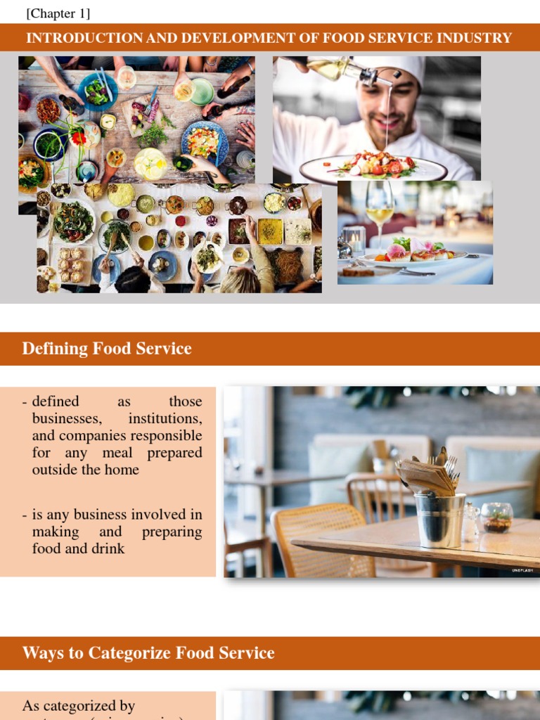 Introduction and Development of Food Service Industry | PDF ...
