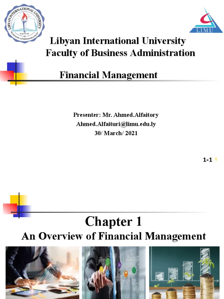 Chapter 1 Financial Management 2021 03 | PDF | Business | Dividend