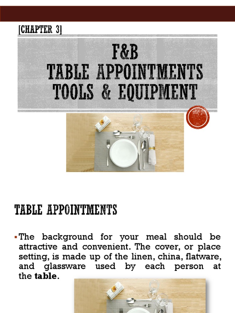FBS 1 (Module 2) | PDF | Tableware | Food And Drink