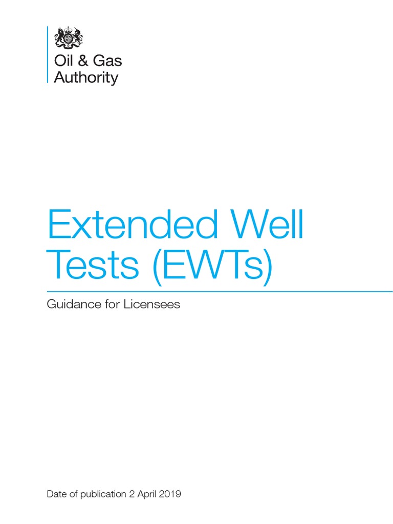 Extended Well Tests (Ewts) : Guidance For Licensees | PDF ...