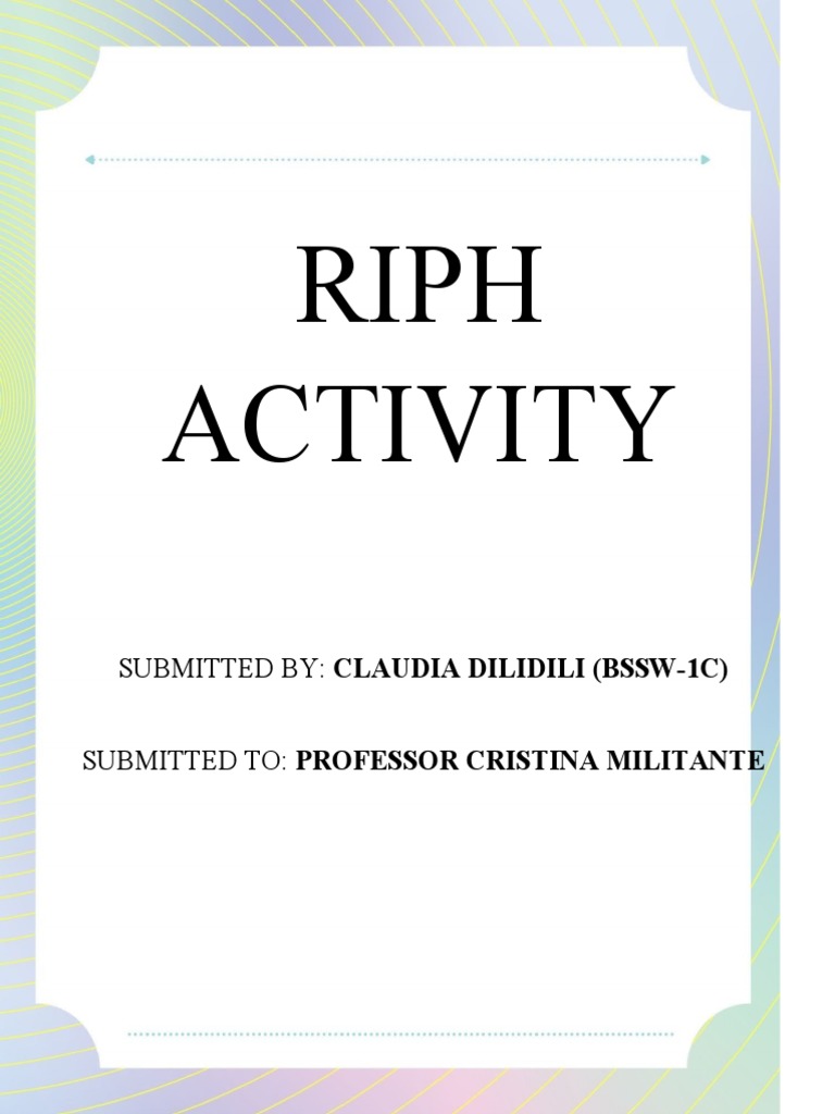 Riph Activity 1.1 | PDF | Luzon | Metro Manila