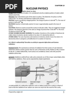 Physics Notes Fbise FSC 2 CHAPTER - 19 THE ATOMIC NUCLEUS | PDF ...