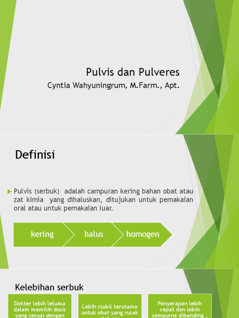 Pulvis Dan Pulveres Revisi | PDF