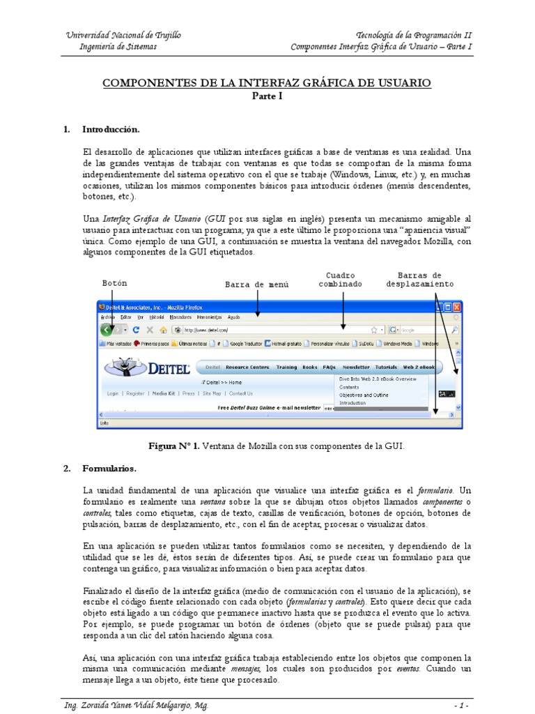 11 Componentes GUI Parte I | PDF | Java (lenguaje de programación ...