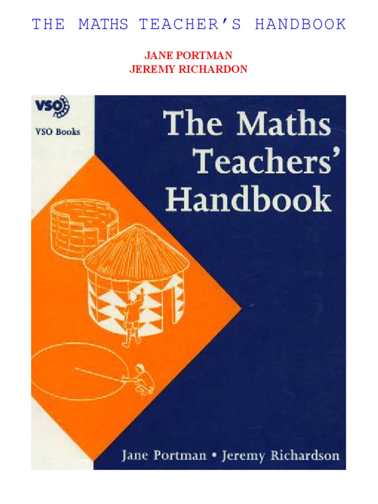 Maths Teachers Handbook | PDF | Area | Teaching Method