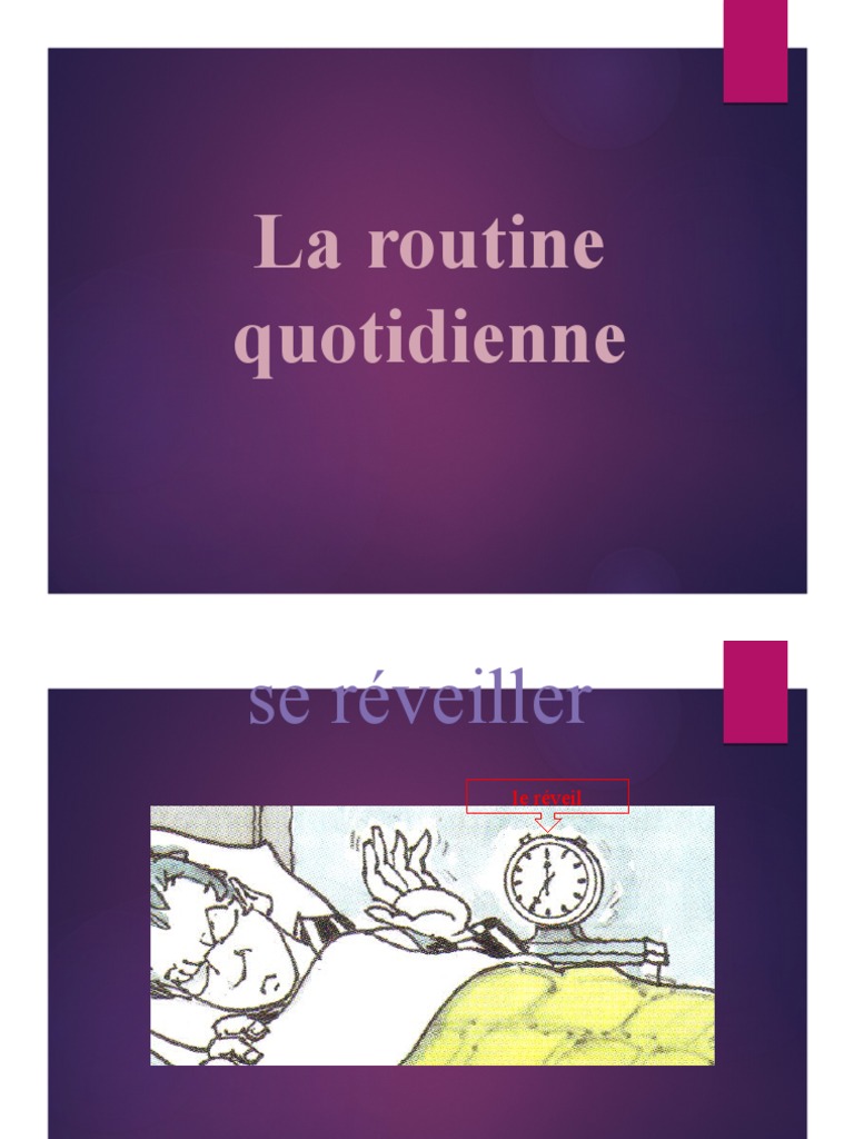 La-Routine-Quotidienne (Semaine2) | PDF