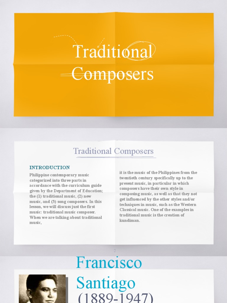 Traditional Composers | PDF | Musical Forms | Classical Music