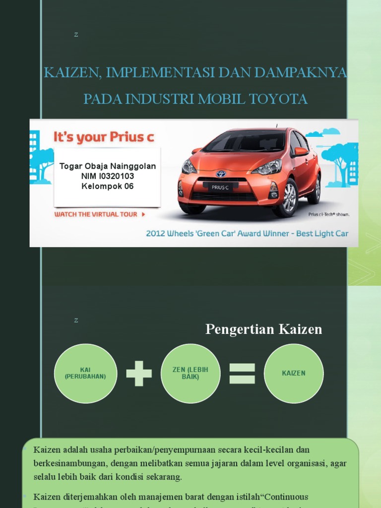 Kaizen Karakuri Dan Penerapannya | PDF