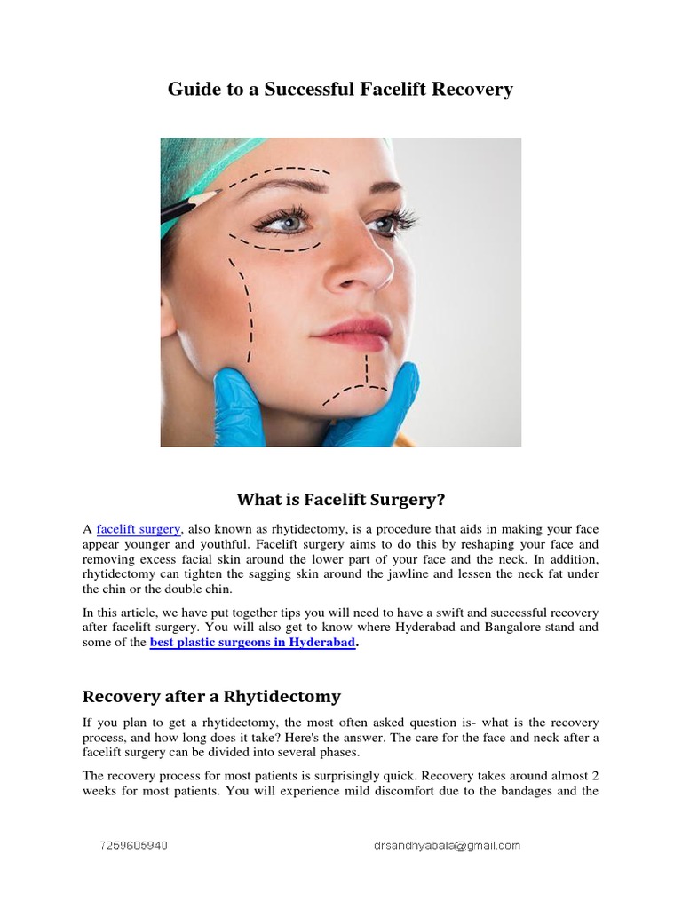 Guide To A Successful Facelift Recovery | PDF | Surgery | Medical ...