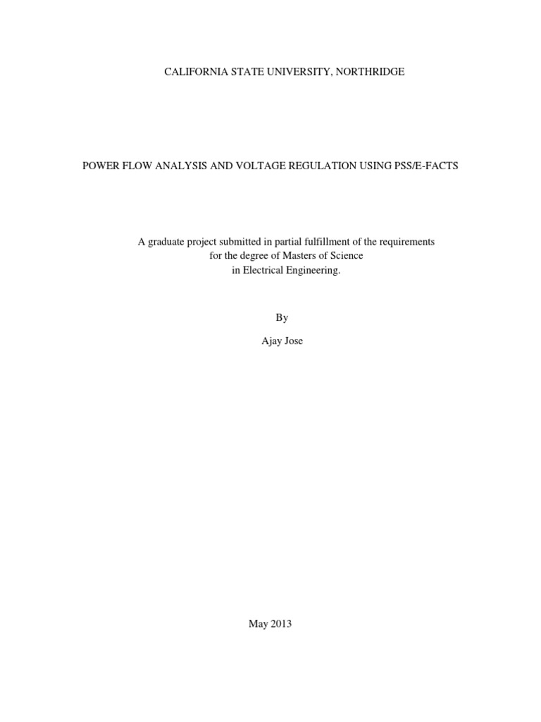 Jose Ajay Thesis 2013 | PDF | Power Inverter | Electric Power Transmission