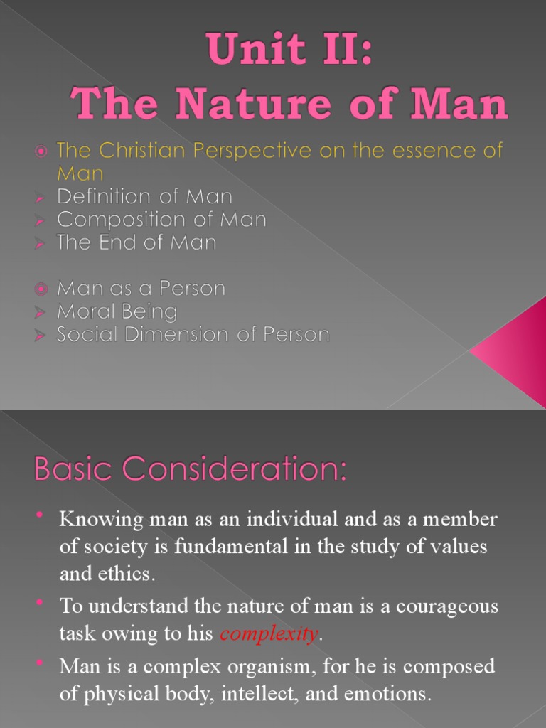 Topic 2.the Nature of Man | PDF | Soul | Thomas Aquinas