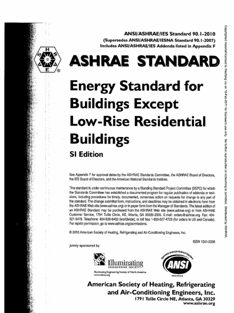 Ashrae 90.1 | PDF