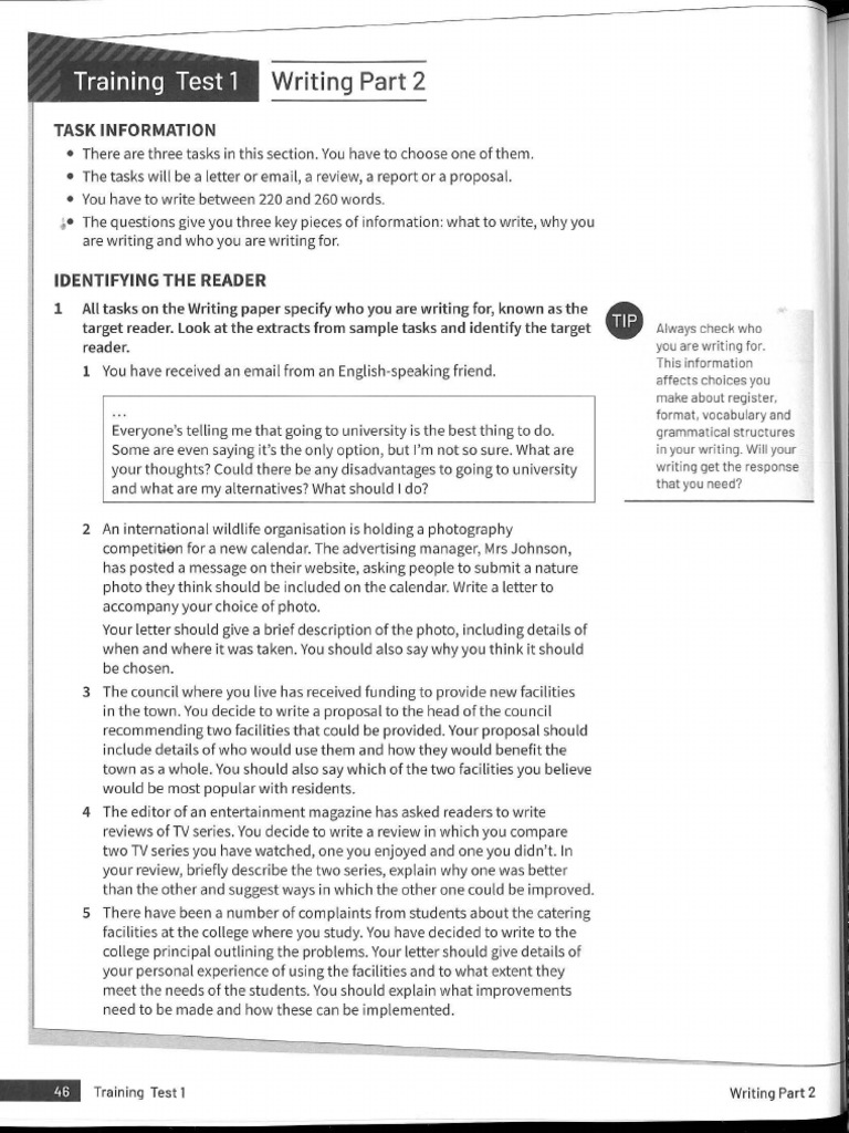 C1 Adv Trainer Test 1 Writing Part 2 | PDF