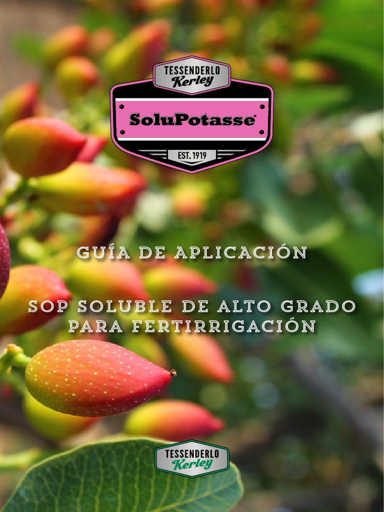 SoluPotasse App Guide SP | PDF | Concentración | Fertilizante