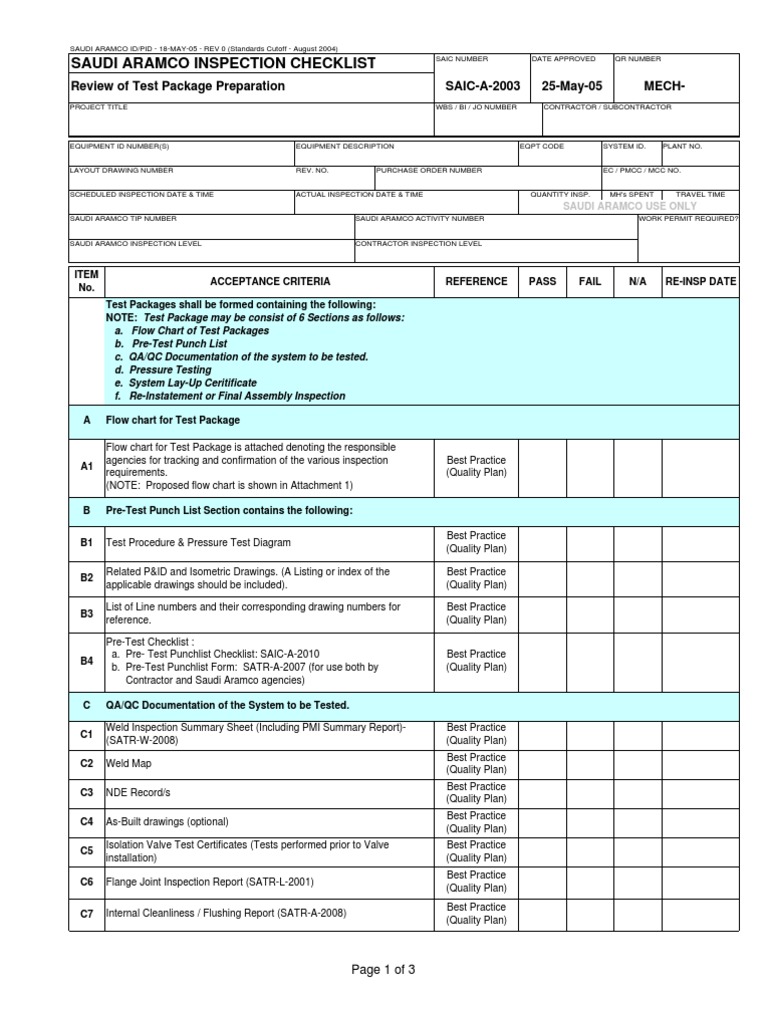 SAIC-A-2003 Rev 0 | PDF | Business
