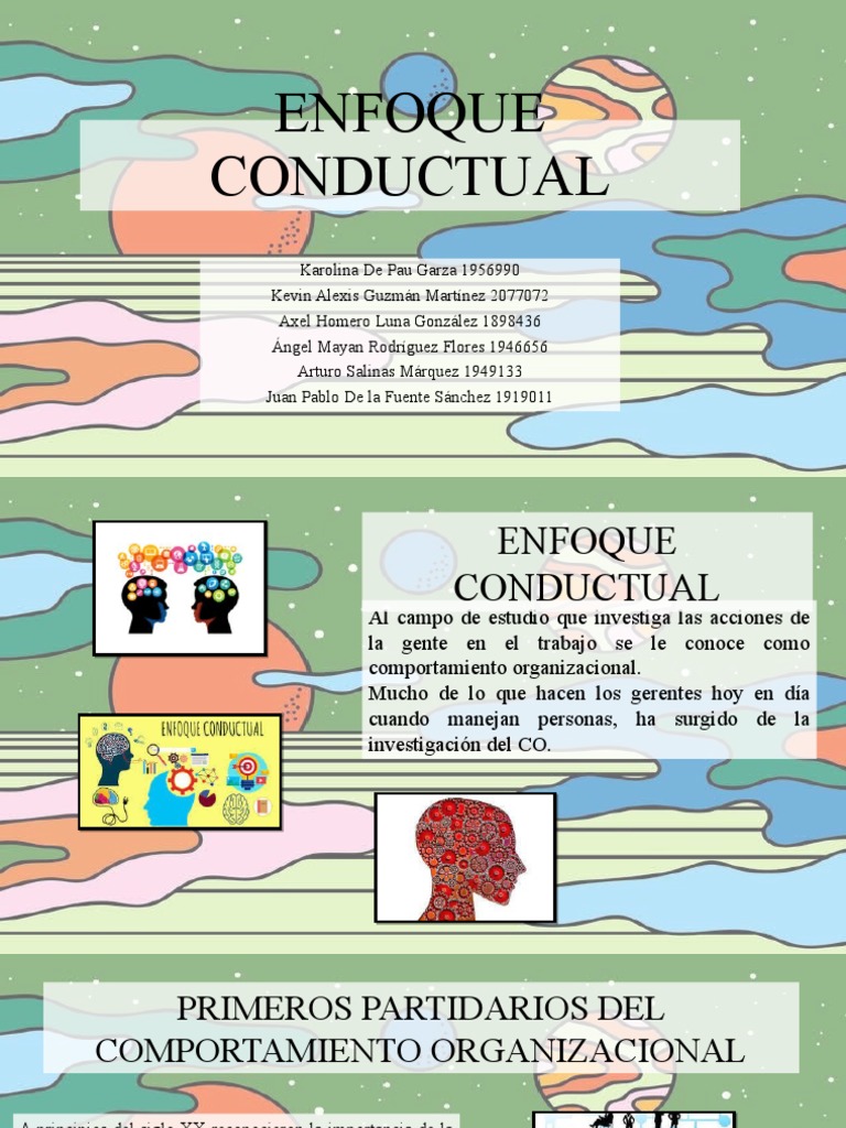 Enfoque Conductual | PDF | Science | Psicología Aplicada
