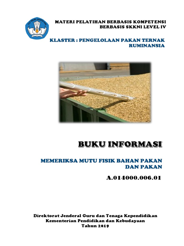 Memeriksa Mutu Fisik Bahan Pakan Dan Pakan | PDF