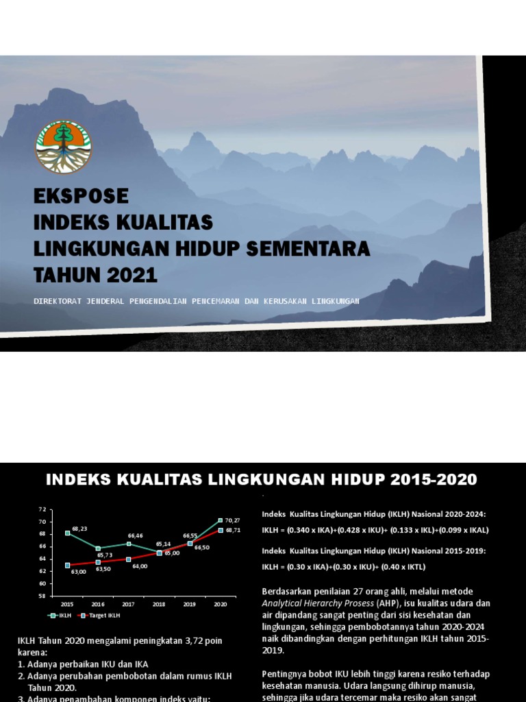 Rekap IKLH 2021 - PPKL - Lengkap | PDF