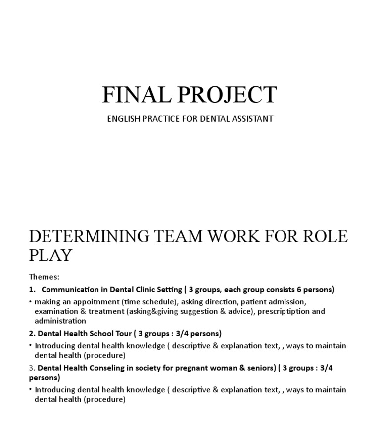 Final Project Practice | PDF
