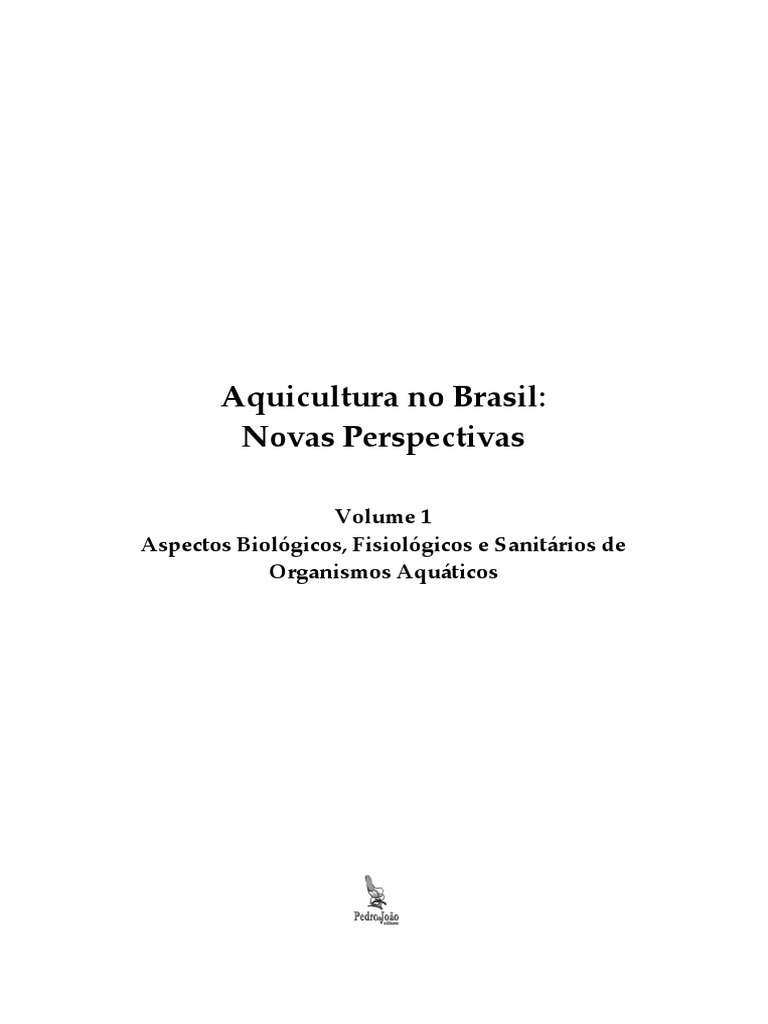 Aspectos Biológicos, Fisiológicos e Sanitários de Organismos Aquáticos ...