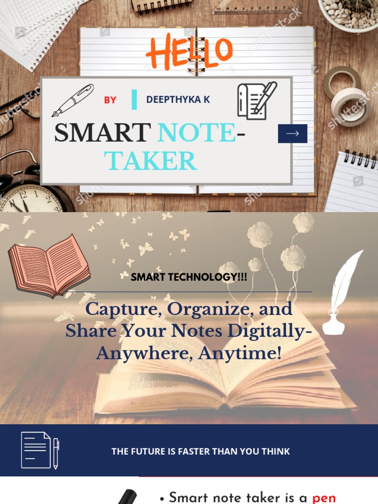 Smart Note - Taker | PDF | Sensor | Computer Hardware