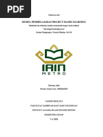 Makalah Model Pembelajaran Berbasis Project Based Learning (PJBL) | PDF