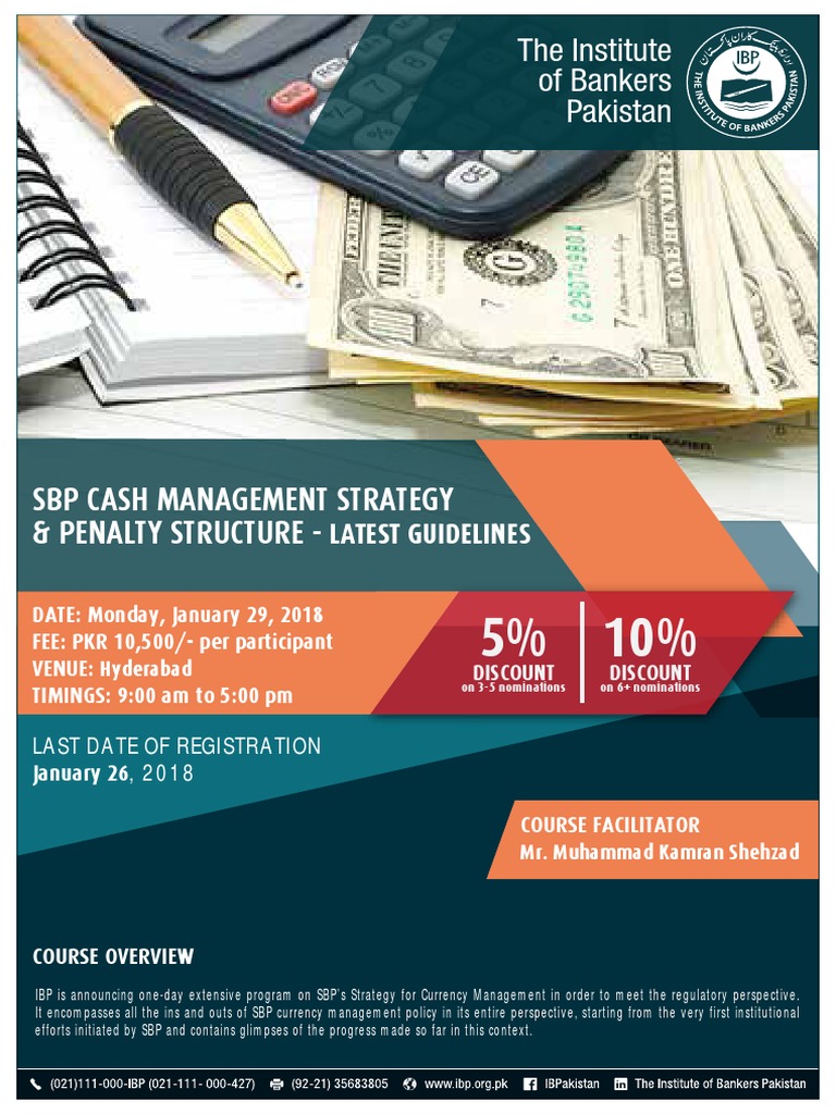 SBP Cash Management Strategy Penalty Structure | PDF | Banks | Business